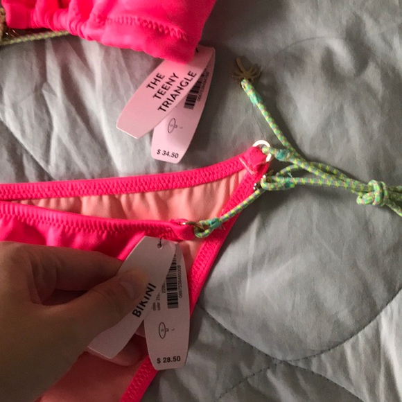 Swim Hot Pink Bikini Brand New Never Worn Poshmark